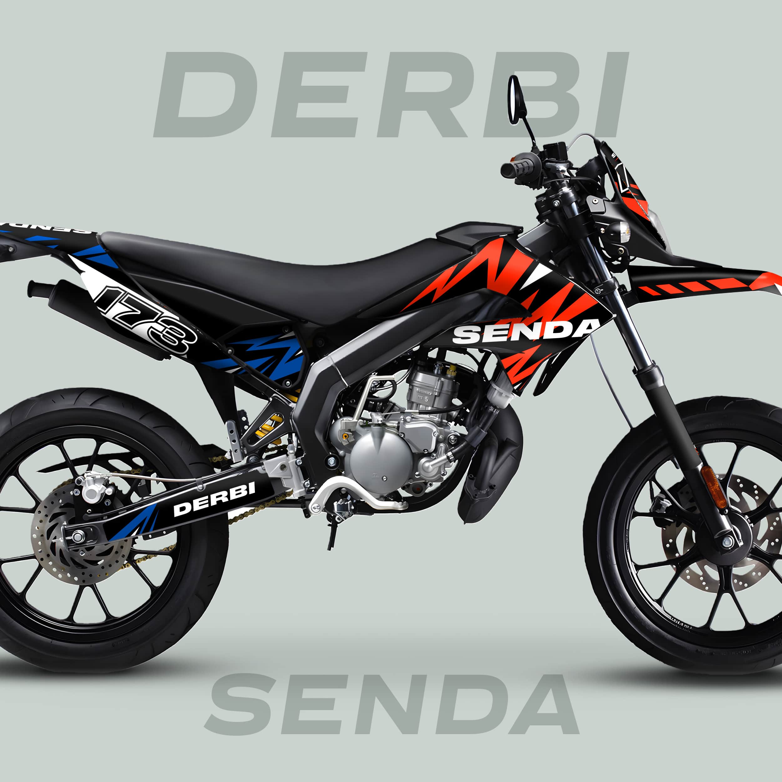 Derbi Senda Graphics Kits & Decals – 101GFX