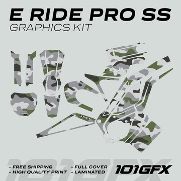 E Ride Pro SS Graphics Kit - Premium Decals for E-Bikes – 101GFX eBike ...
