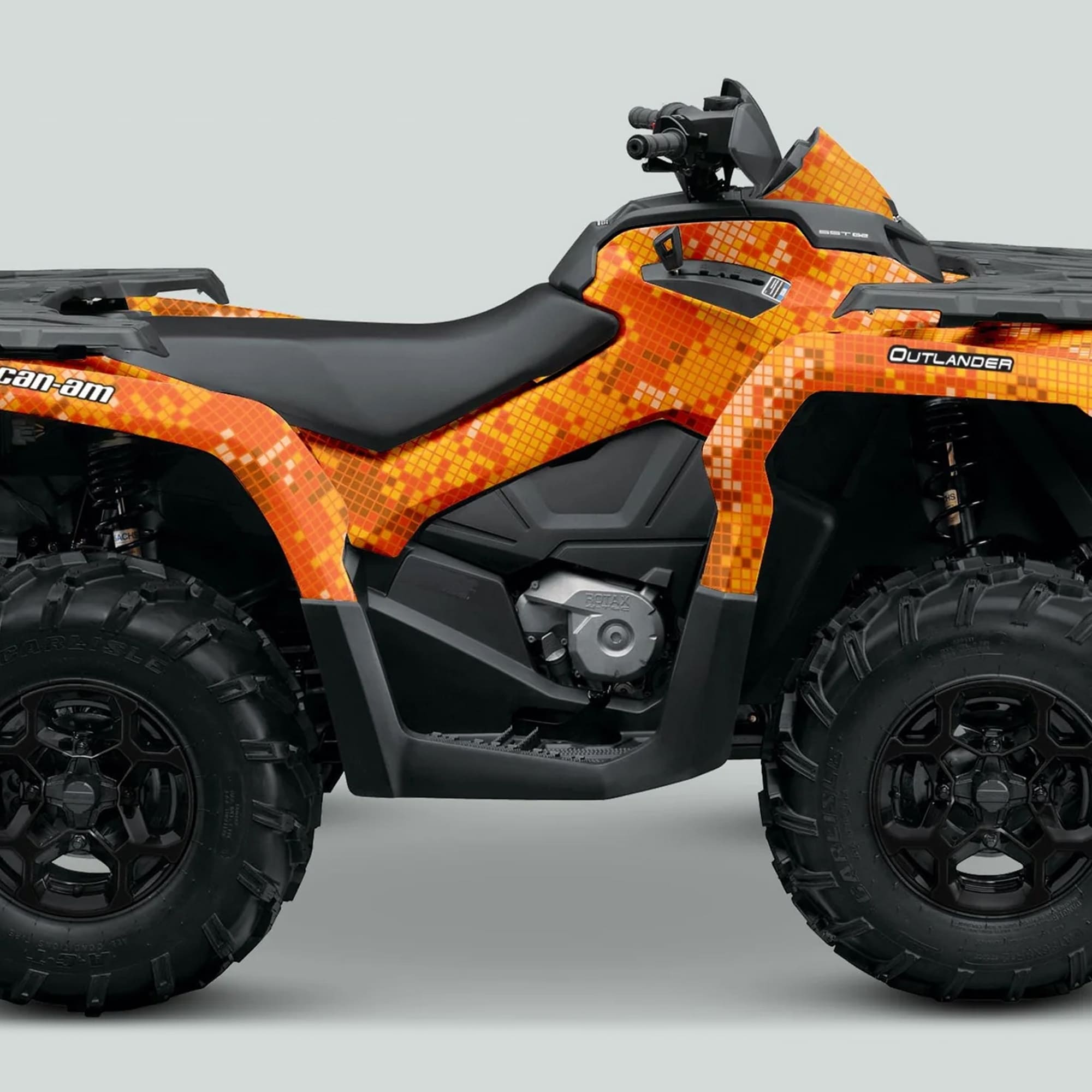 Can-Am Outlander Graphics Kit Digital Camo Orange – 101GFX