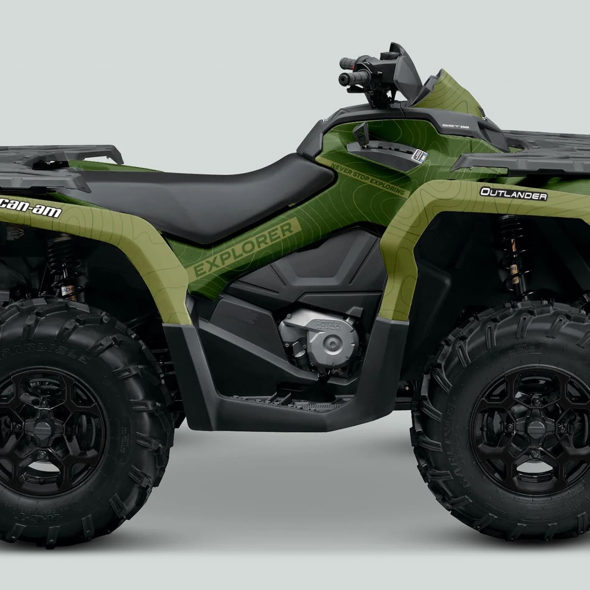 Can-Am OUTLANDER G2 Graphics kit EXPLORER Moss Olive – 101GFX eBike ...