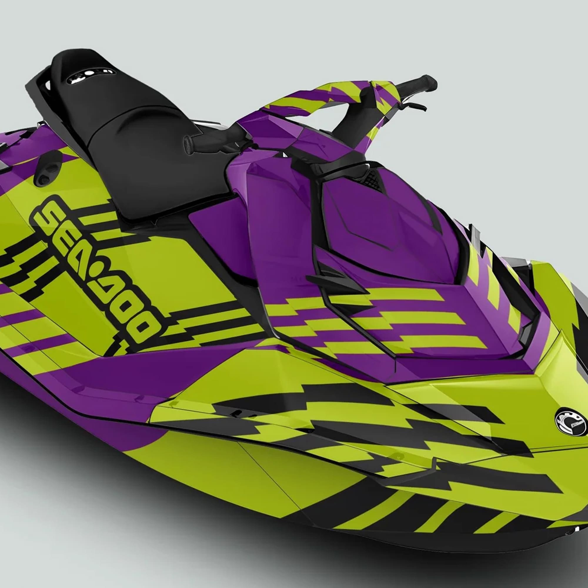 Sea Doo Spark Graphics kit FAST PURPLE GREEN – 101GFX eBike Graphics