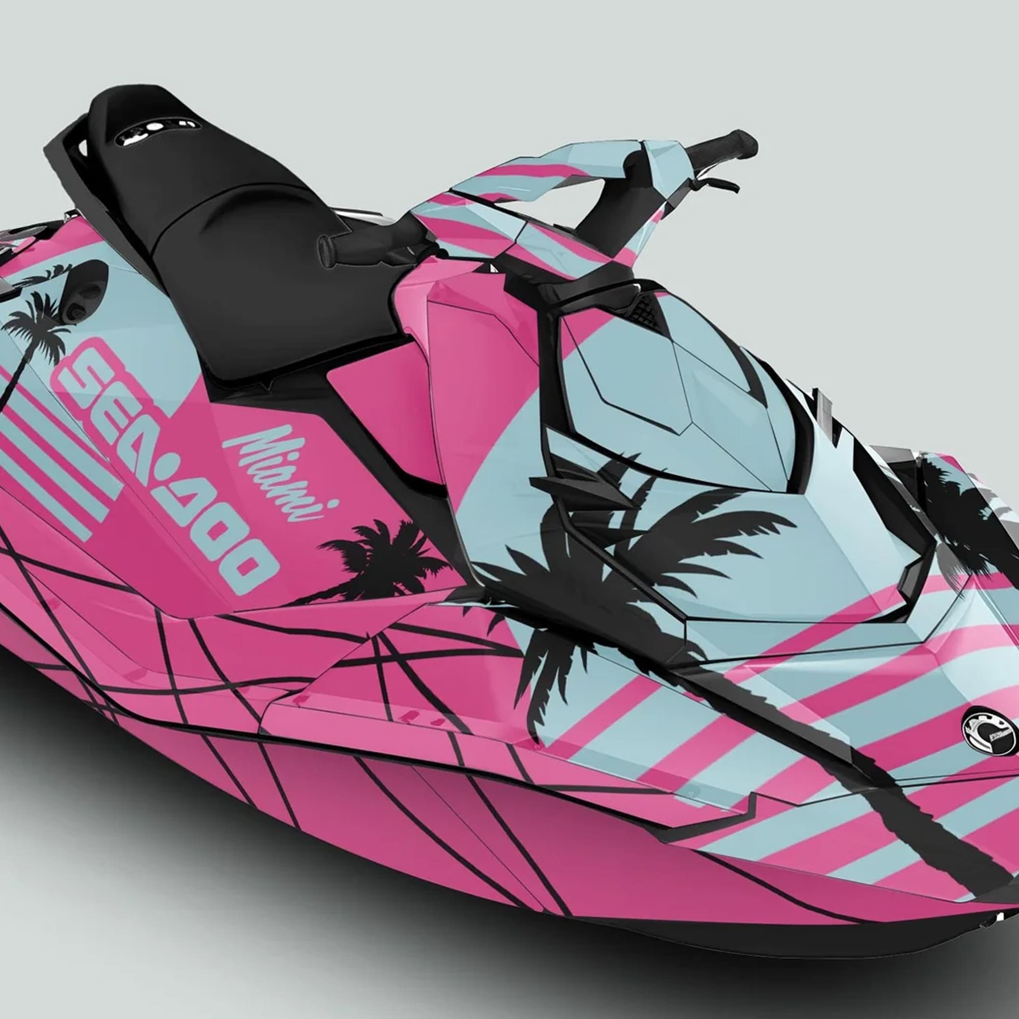 Sea Doo Spark Graphics Kit Miami Pink – 101GFX