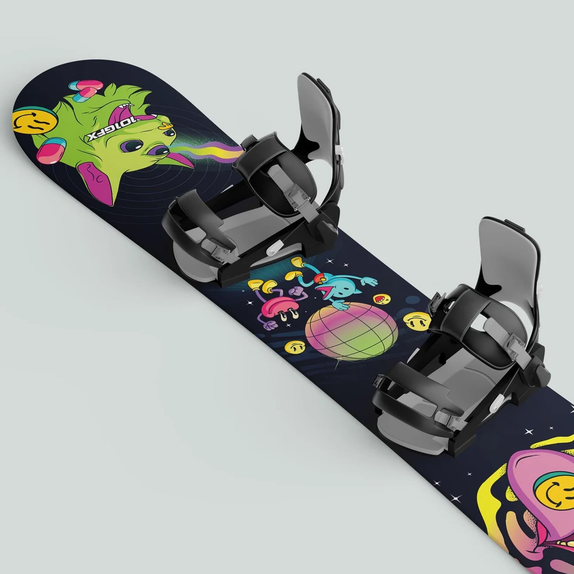 Snowboard Wrap ACID: Stylish and Durable Vinyl Skin – 101GFX
