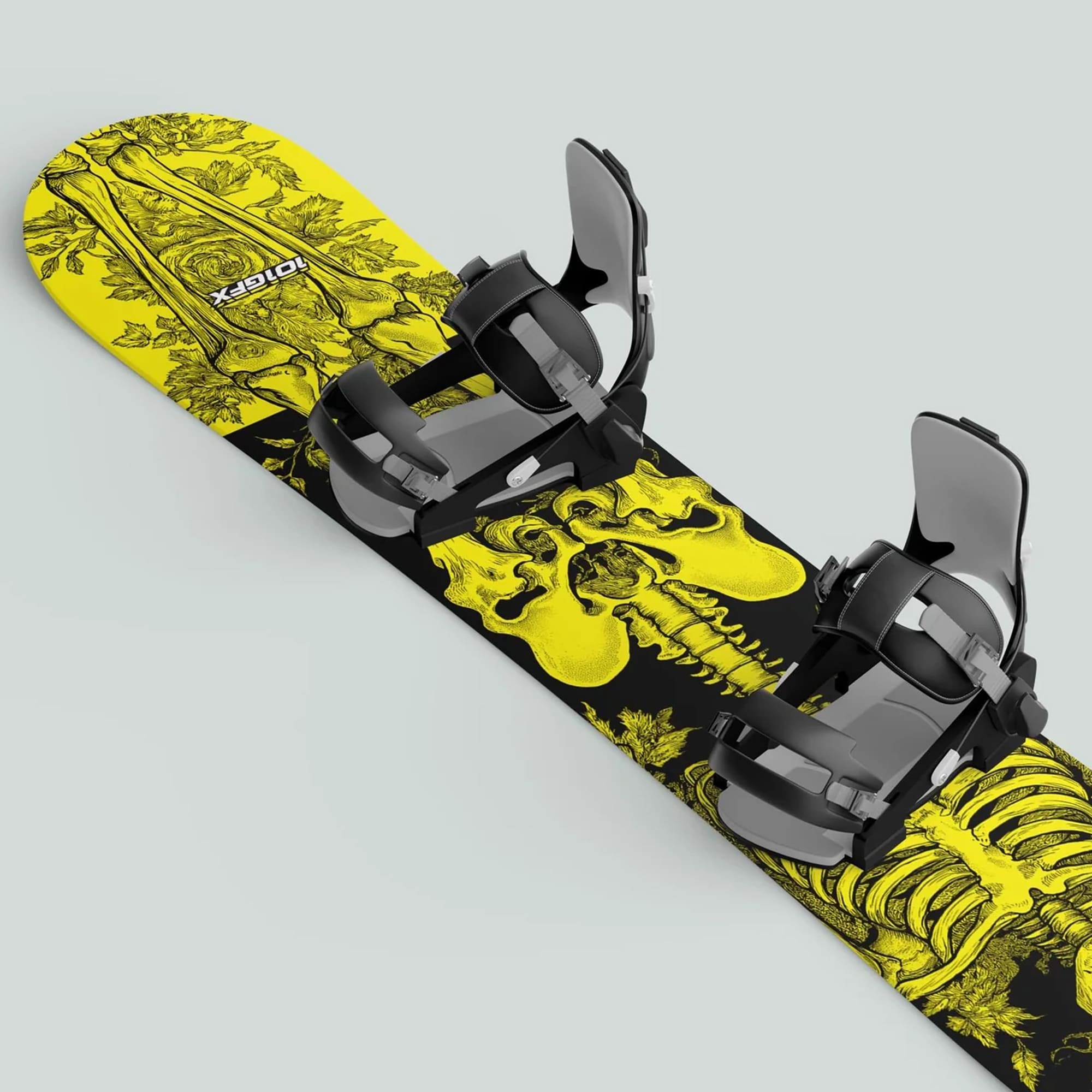 Snowboard Wrap RIDER FOREVER YELLOW Snowboard sticker skin decals stic ...