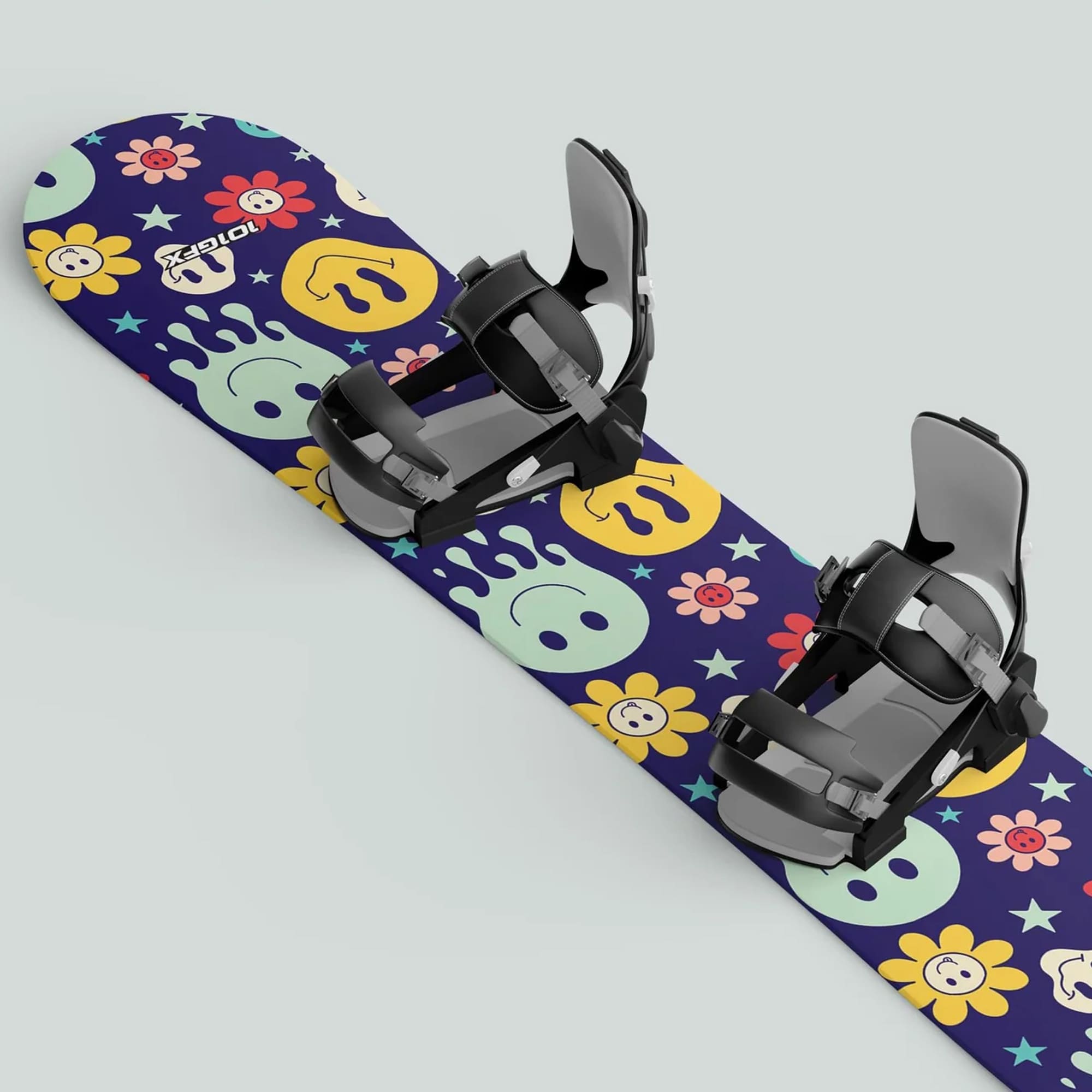 Snowboard Wrap SMILEY Snowboard sticker skin decals stickers – 101GFX ...