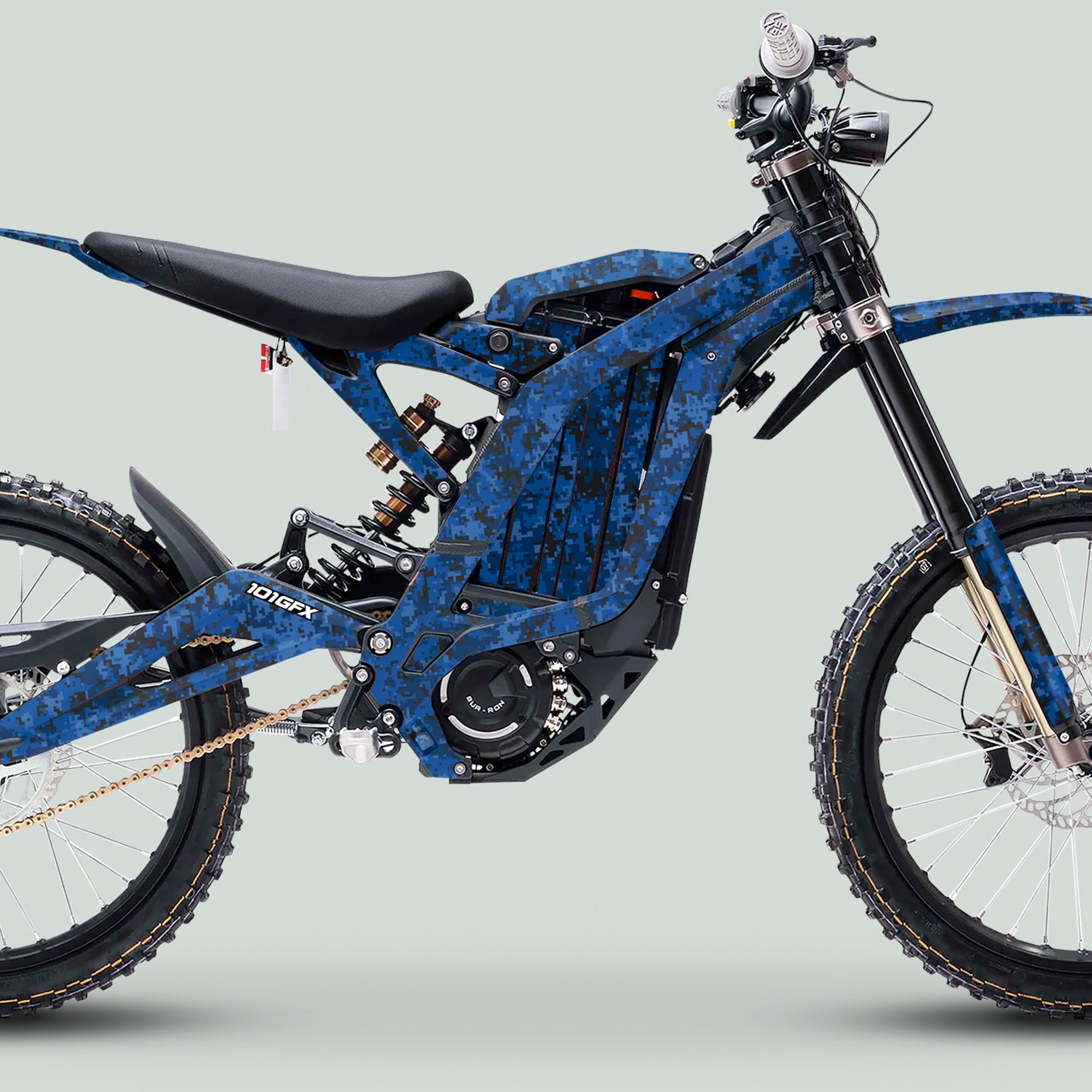 Surron Light Bee X Blue Graphics Kit Upgrade – 101GFX