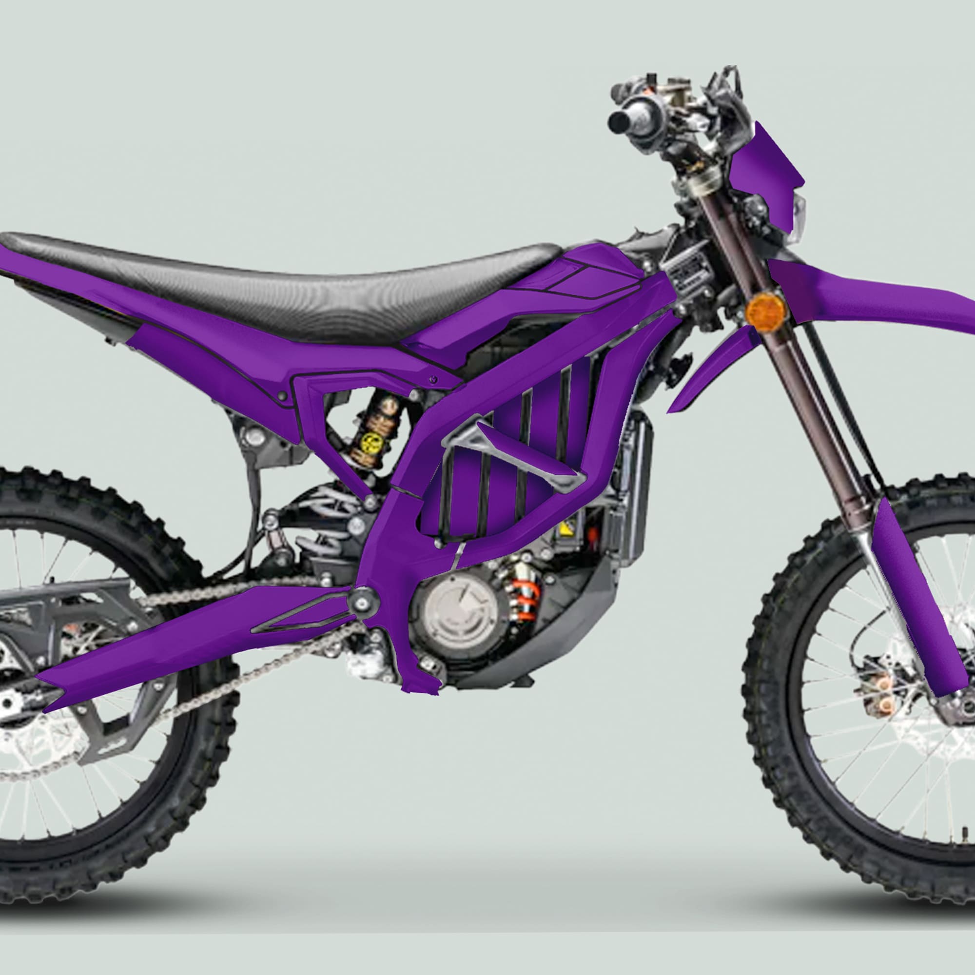 Surron Ultra Bee Graphics Kit SOLID COLOR PURPLE – 101GFX eBike Graphics